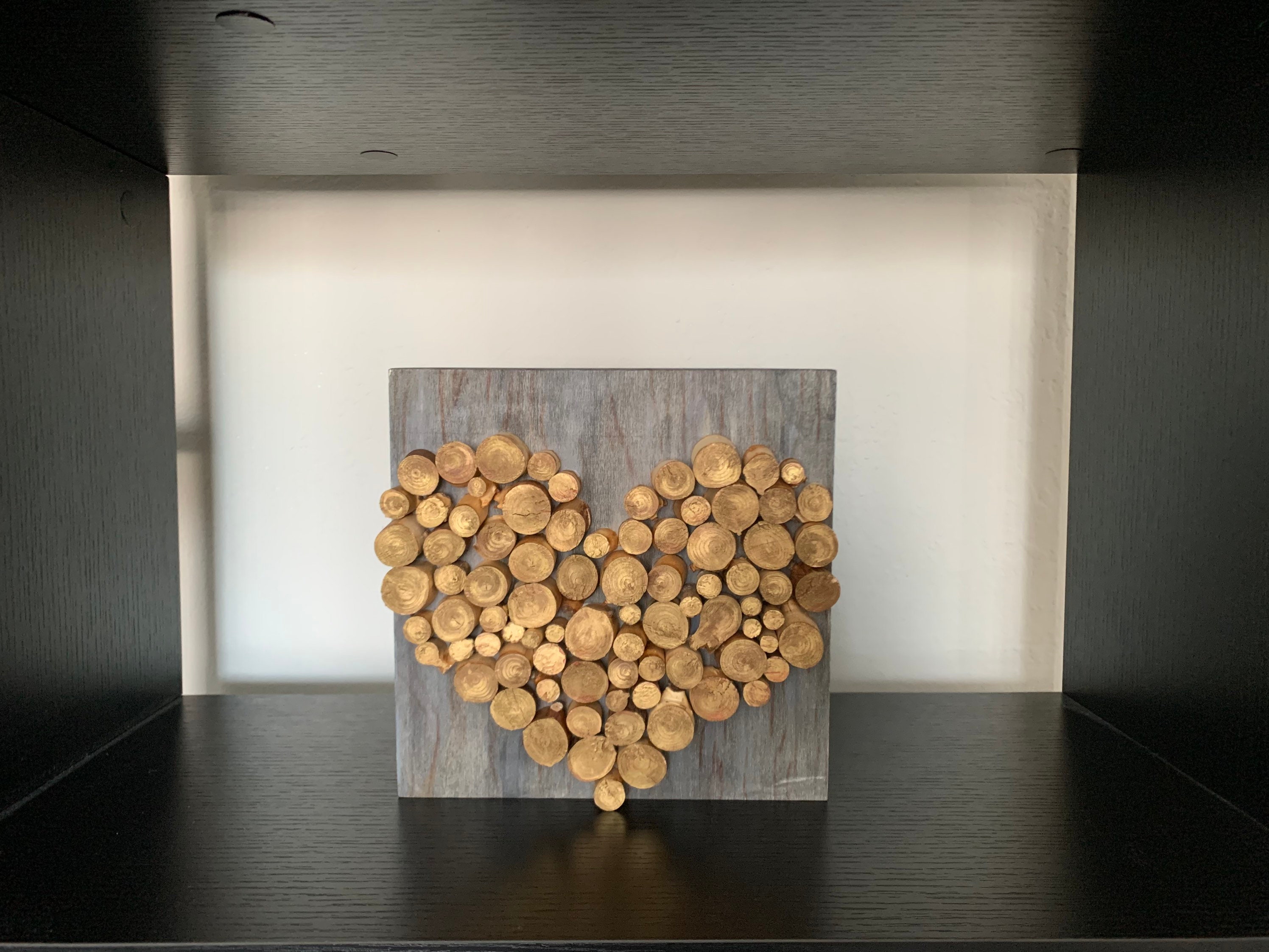 3-D Rustic Wooden Heart Wall Decor - Etsy