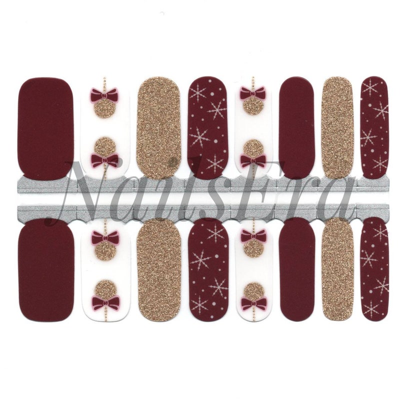 Christmas Nail Stickers - Etsy