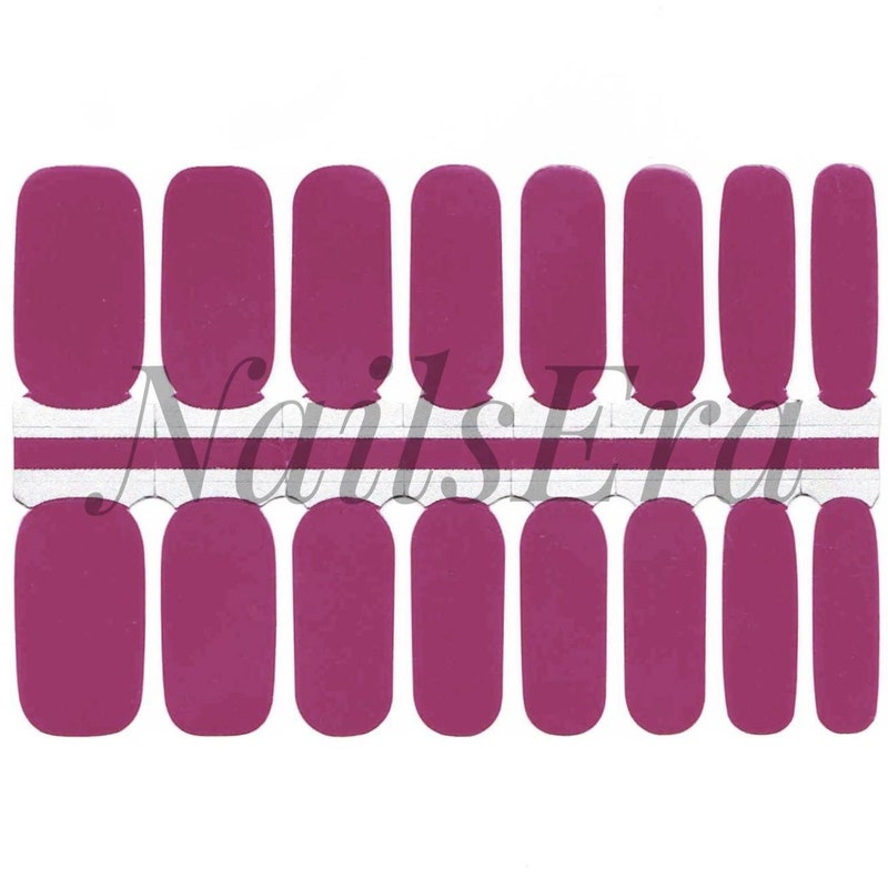 Solid Nail Stickers - Etsy