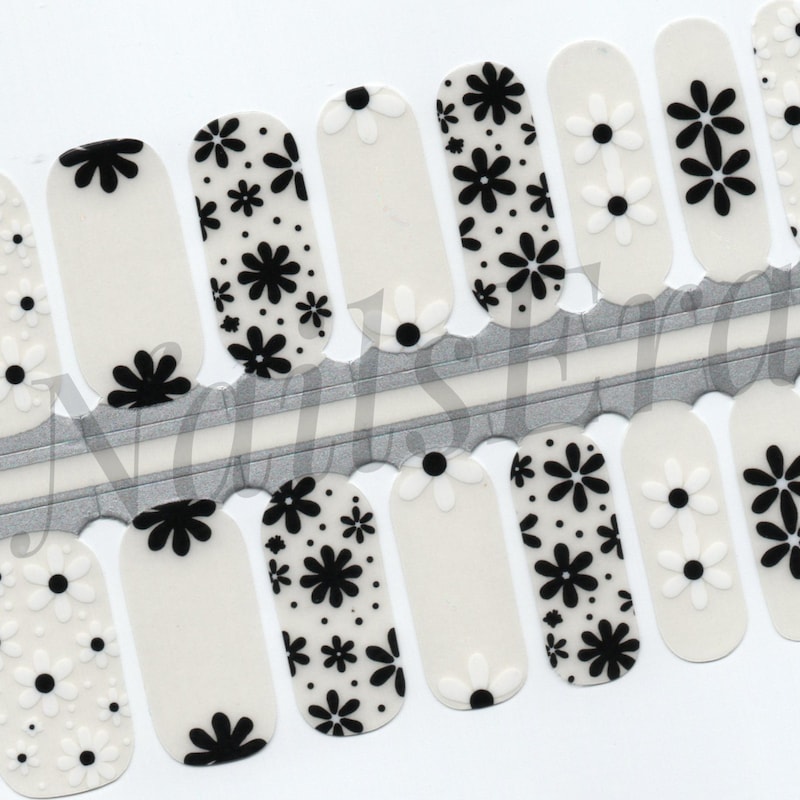 French With Gel Flowers - Etsy UK