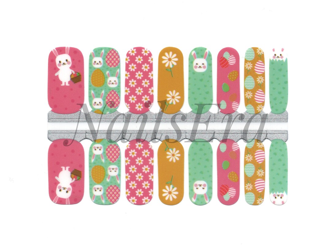 Easter Nail Wraps / Nail Strips / Nail Stickers - Etsy