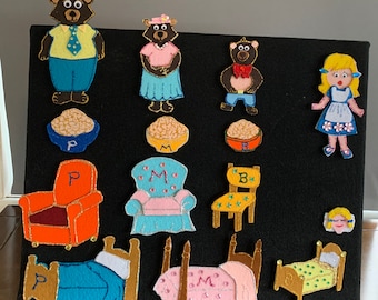 Goldilocks Felt Board - Etsy