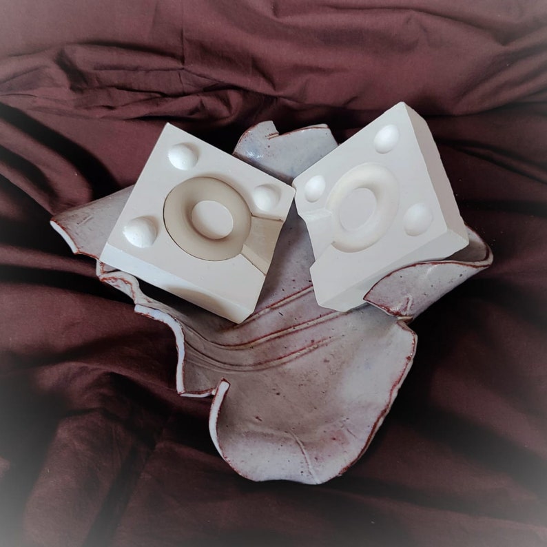 Slip Casting Ceramic Mug Handle Plaster Mold, Handmade Pottery Coffee ...