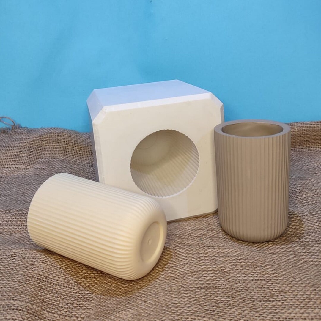 Plaster Molds for Slip Casting Ceramics, Handmade No Handle Cup-mug ...