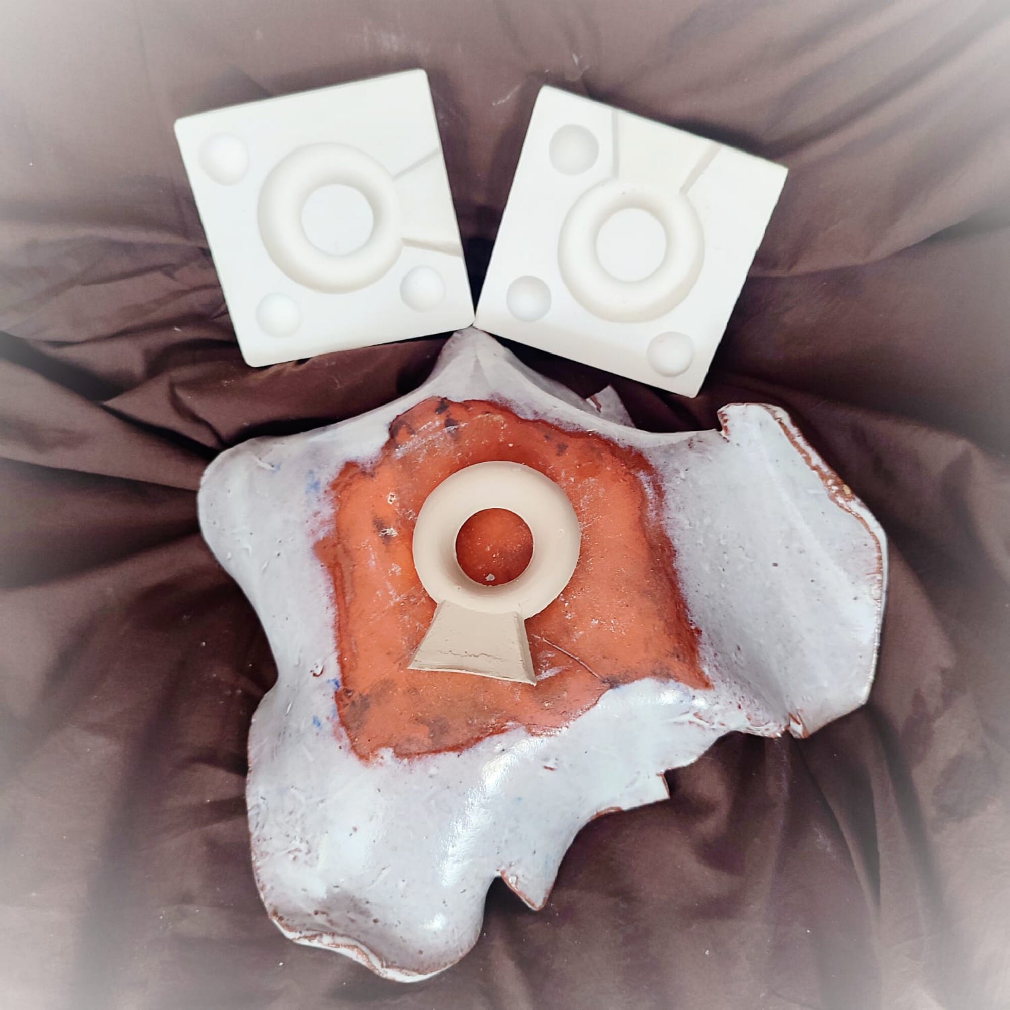 Slip Casting Ceramic Mug Handle Plaster Mold, Handmade Pottery Coffee ...