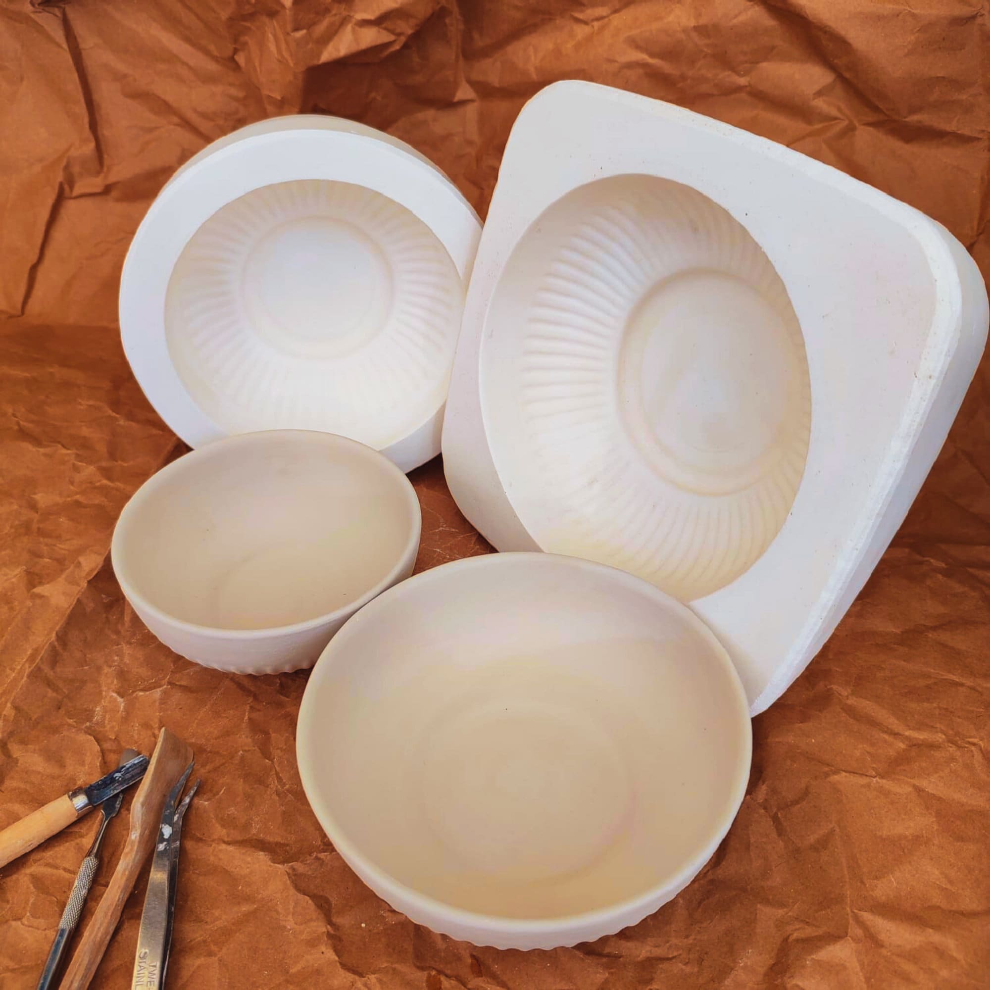 Plaster Molds for Slip-casting Ceramic Bowls | Make Your Handmade ...