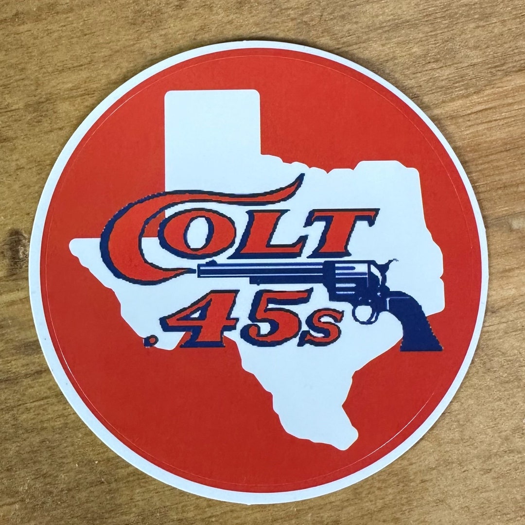Colt .45 - Houston Astros Sticker- 3 Inches | Car Window | Mirror ...