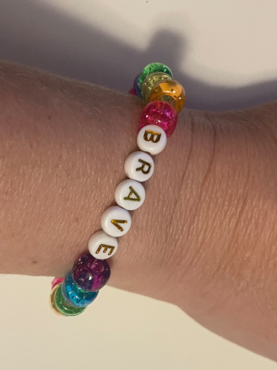 Rainbow Brave Bracelet - Etsy