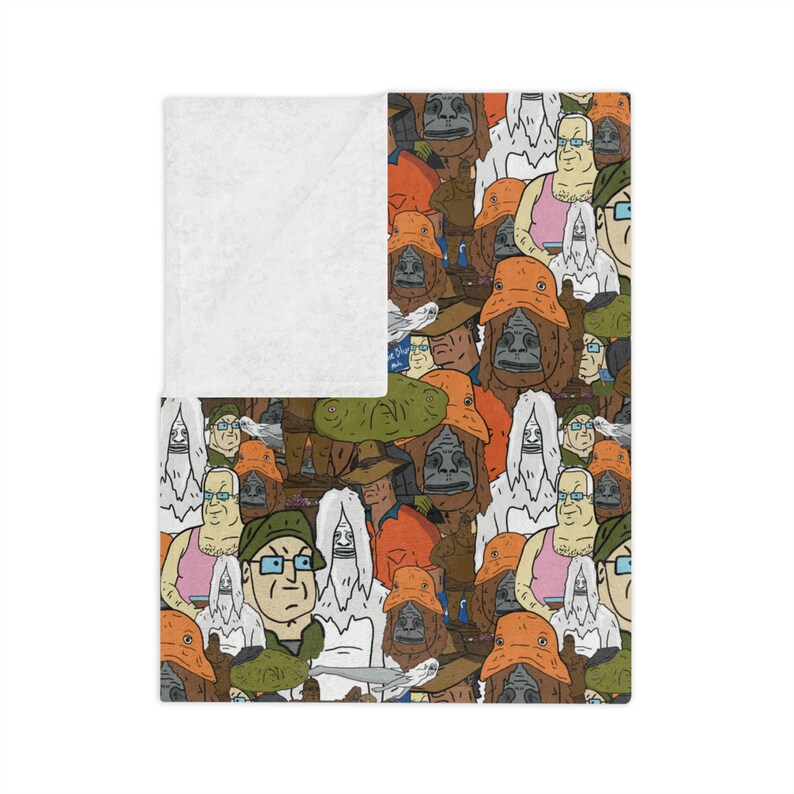 Sassy the Sasquatch and Friends Soft Blanket | Australia Gift | Cartoon ...