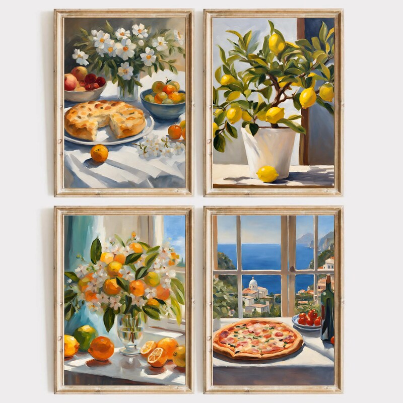 Kitchen Art Set - Etsy