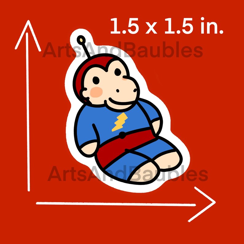 Wordgirl Inspired Sticker (10) Pack 1.5 X 1.5 In. - Etsy