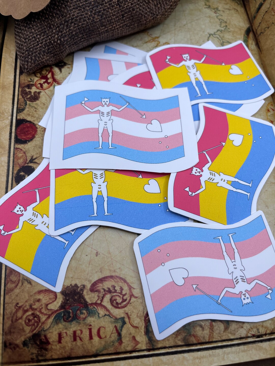 Blackbeard Pirate Pride Flags OFMD - Etsy