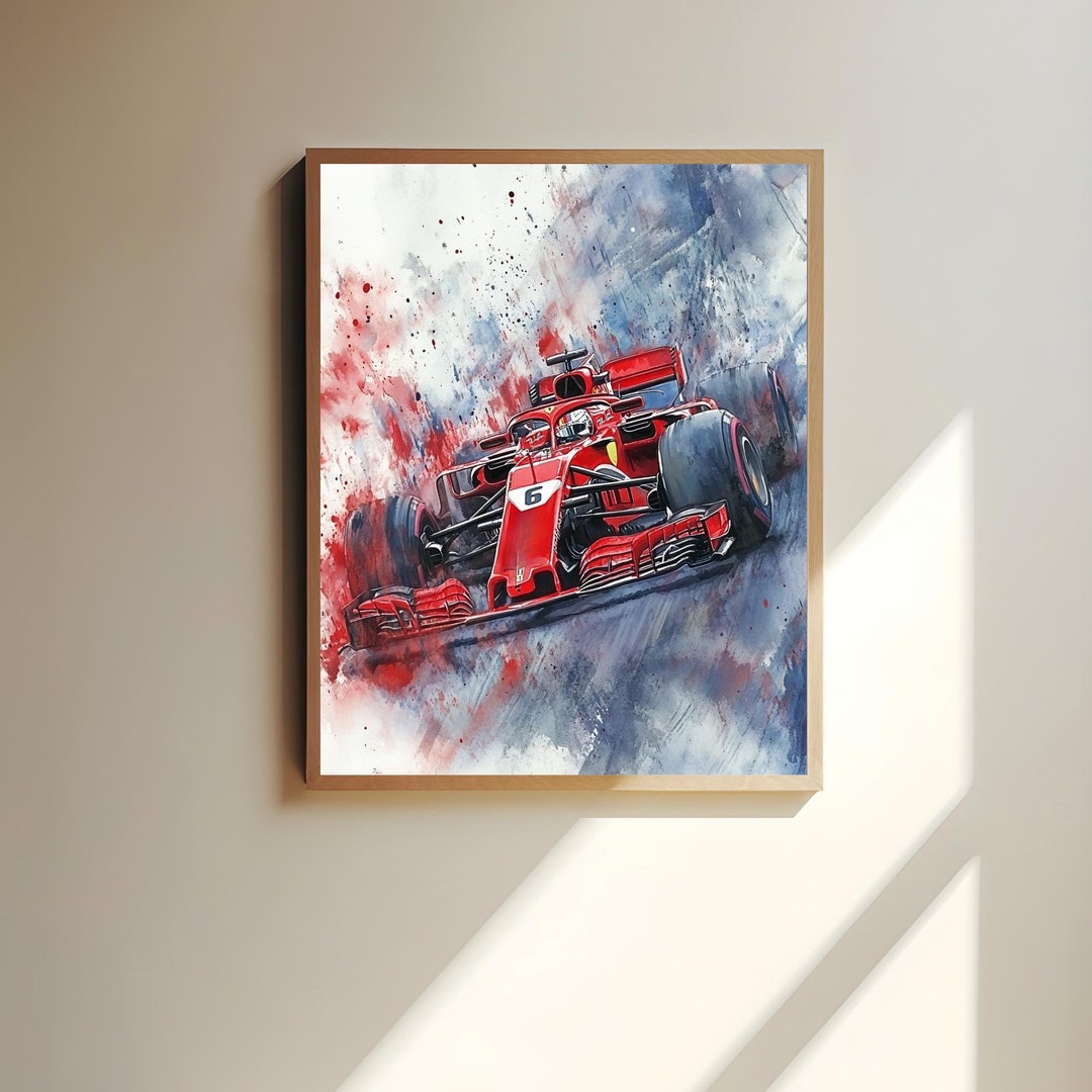 Racing Car Poster, Racing Wall Art, Car Wall Art, Car Print, Sports Car ...