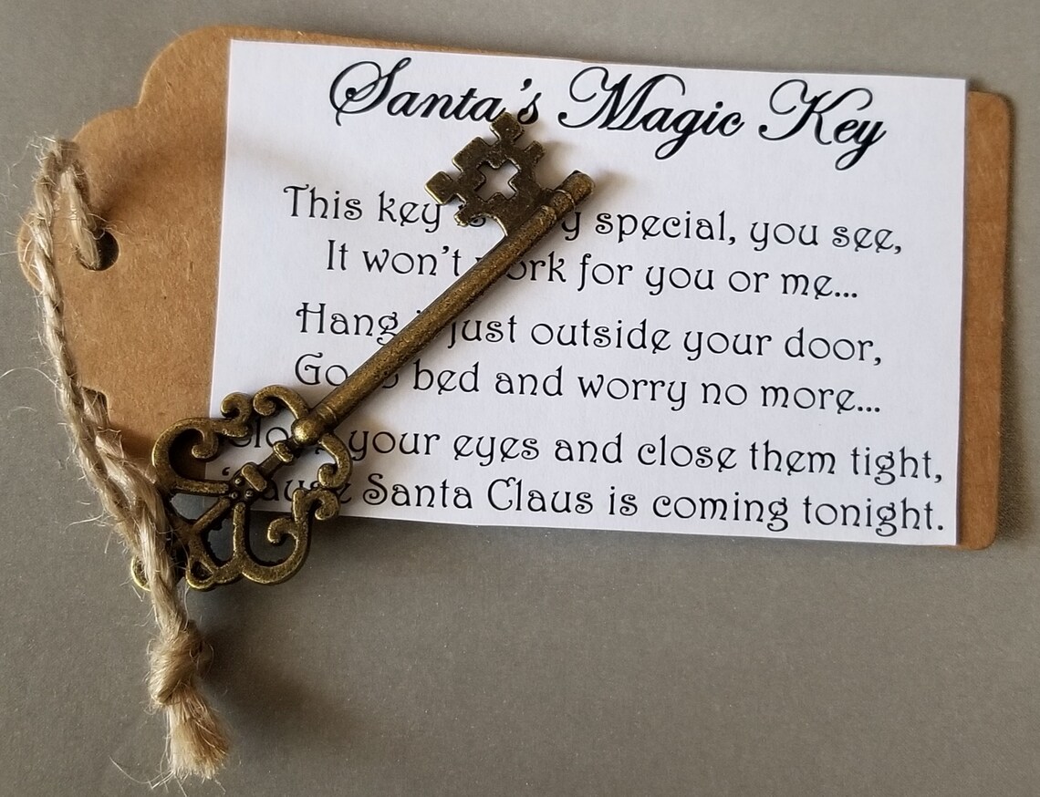 Magic Santa Key - Santa Key - Etsy