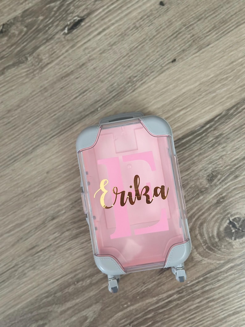 Personalized "empty" Mini Suitcase - Etsy