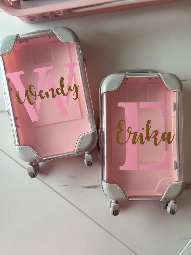 Personalized "empty" Mini Suitcase - Etsy
