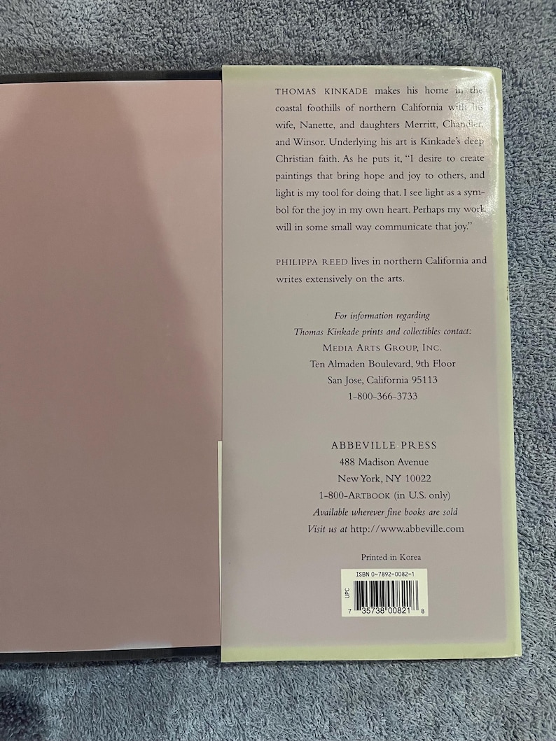 Thomas Kinkade "paintings of Radiant Light" Hardcover Book by Thomas ...