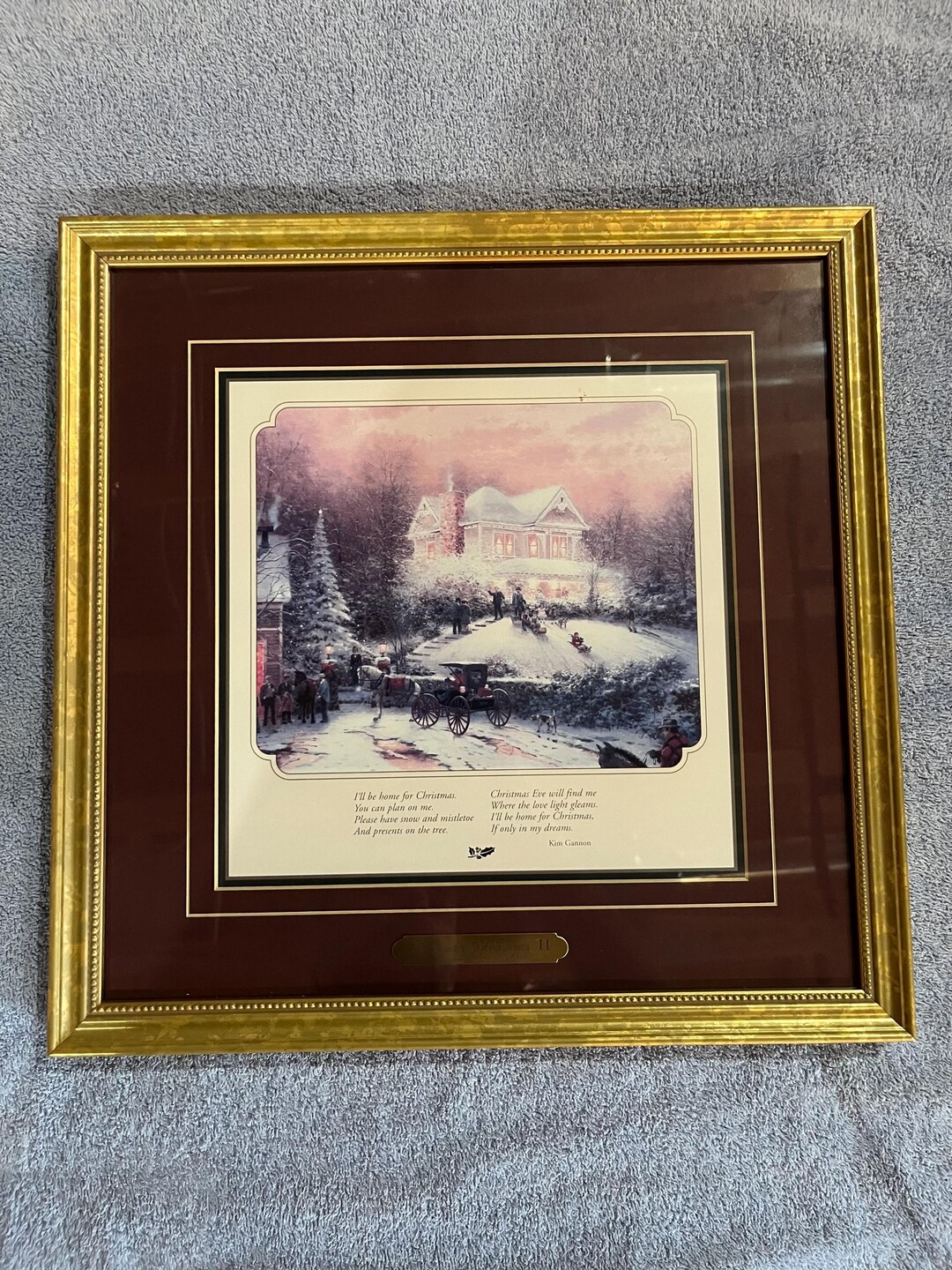 Thomas Kincade, “victorian Christmas II” Limited Edition Framed Art ...