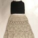 Burette Silk Chrochet Skirt - Etsy