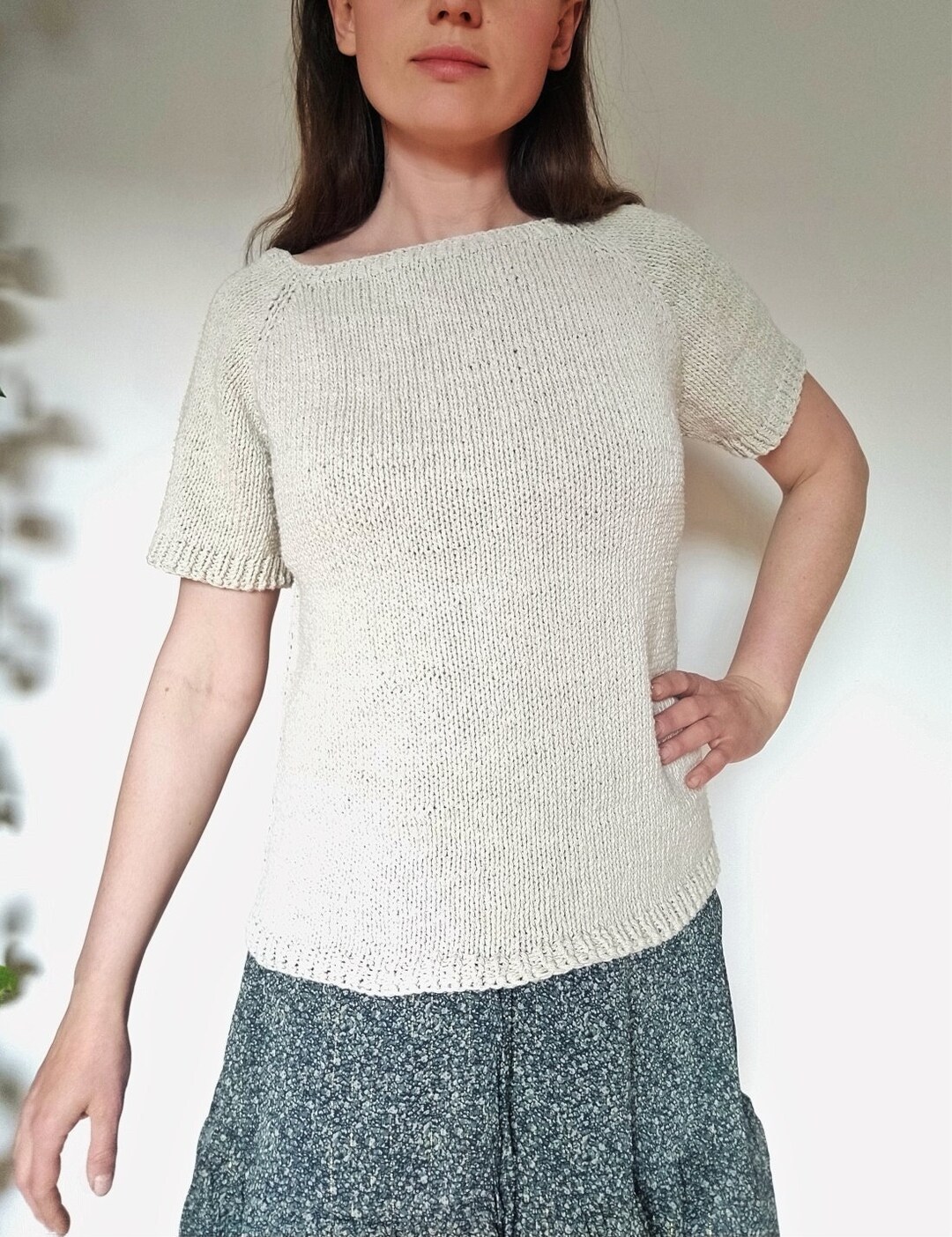 Minimalistic Style Burette Silk T-shirt - Etsy