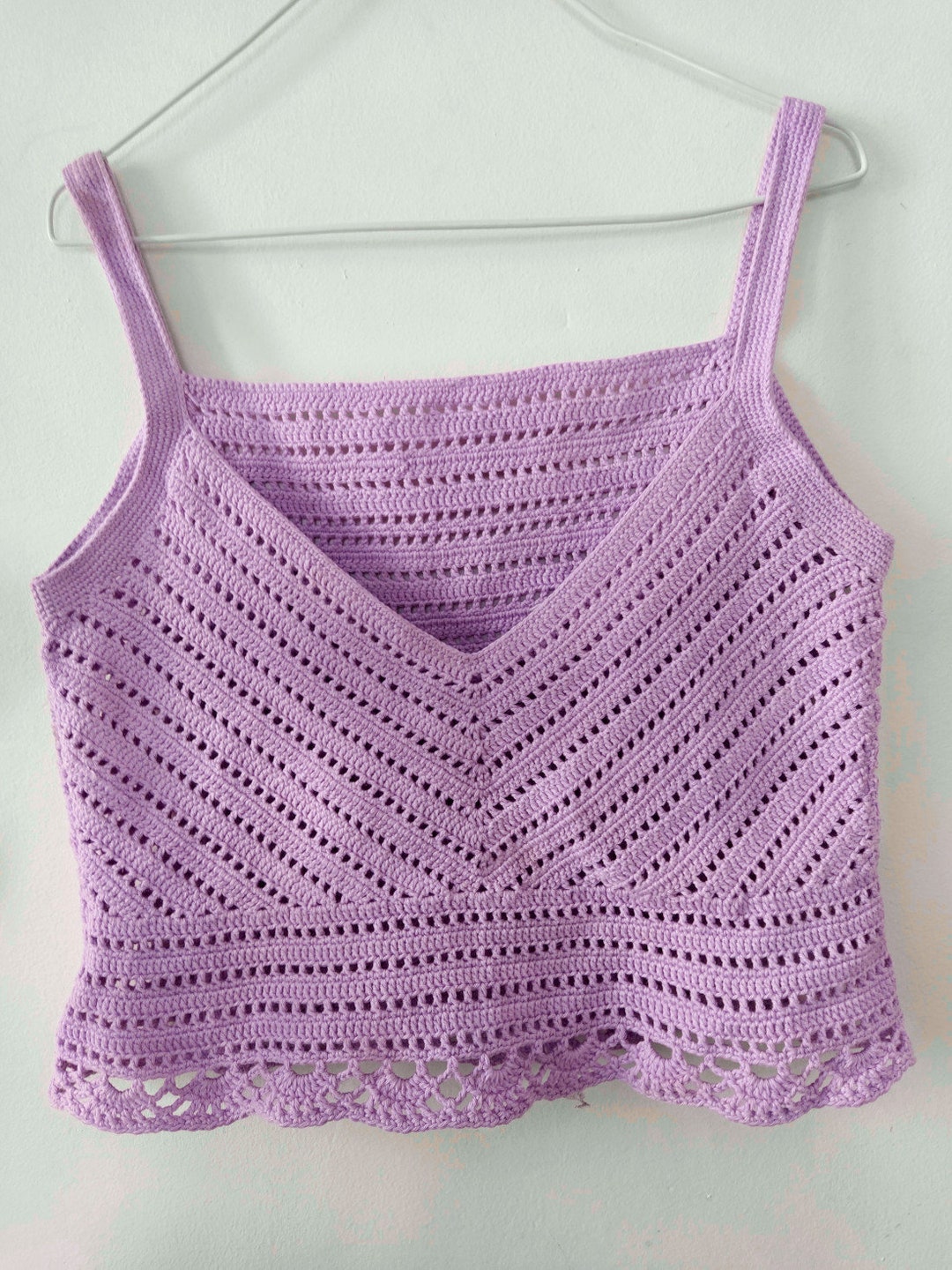 Lilla Crochet Crop Top - Etsy