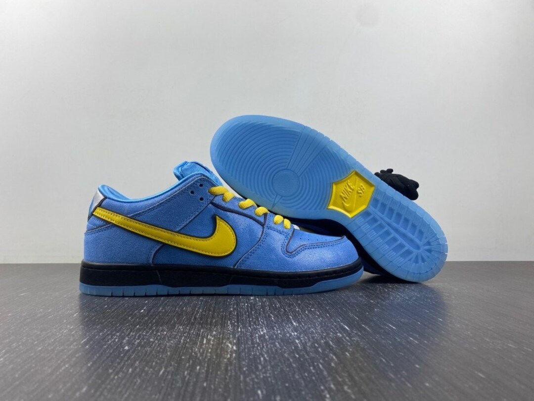 The Powerpuff Girls X Sb Dunk Low Bubbles Blue for Men and Women - Etsy