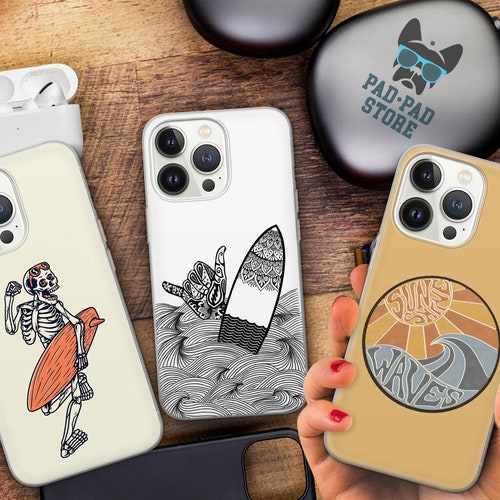 Surf Phone Case Surfing Cover for Iphone 14 11 Pro 12 13 XR XS - Etsy