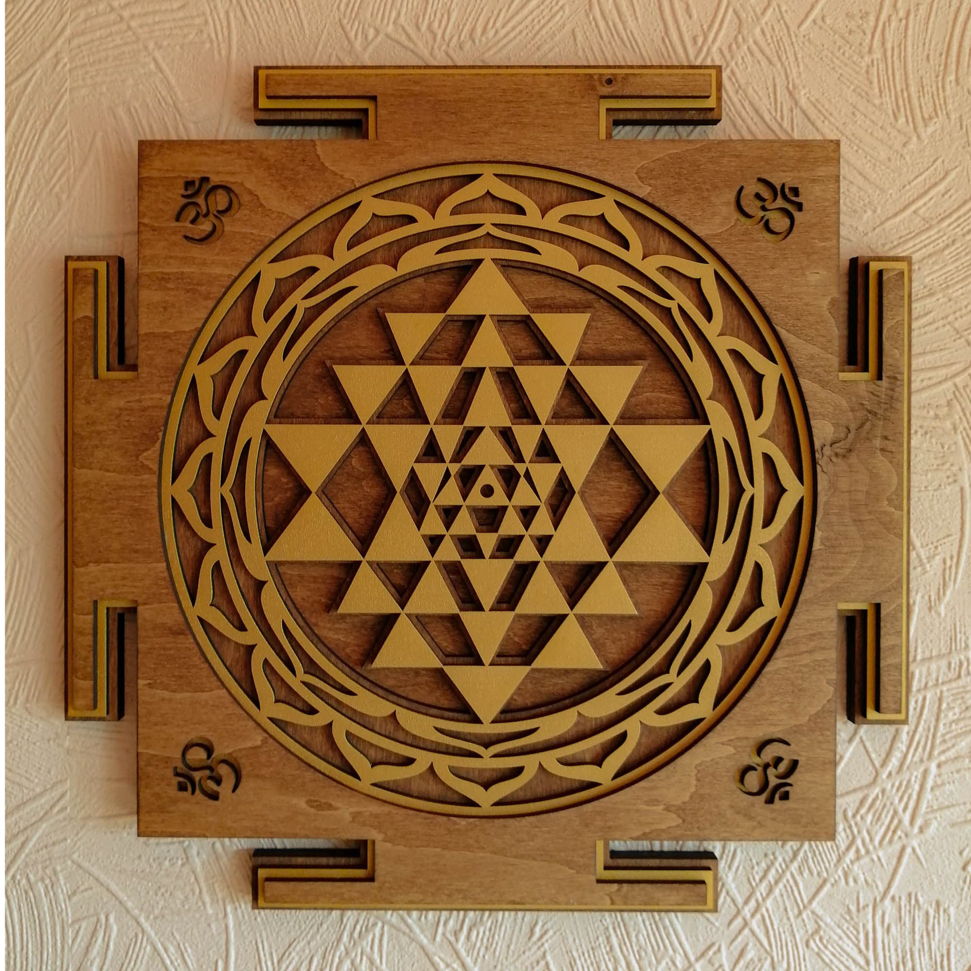Sri Yantra 15 inch 38cm Sri Yantra Wall Art Sacred | Etsy