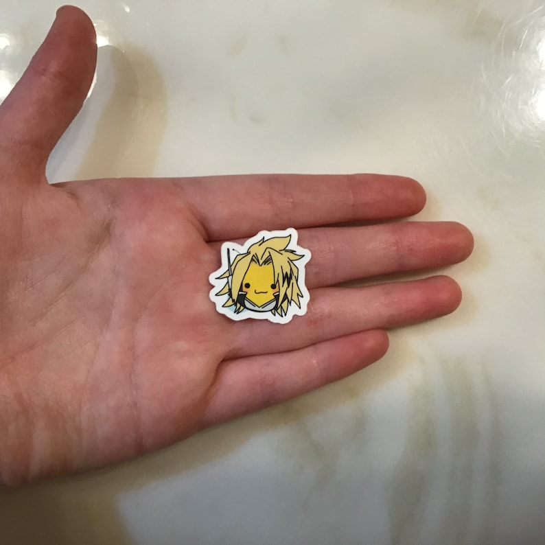 Denki Kaminari Inspired Nails