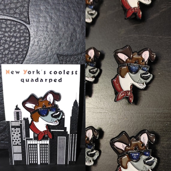 Oliver and Company Dodger Enamel Pin | Etsy