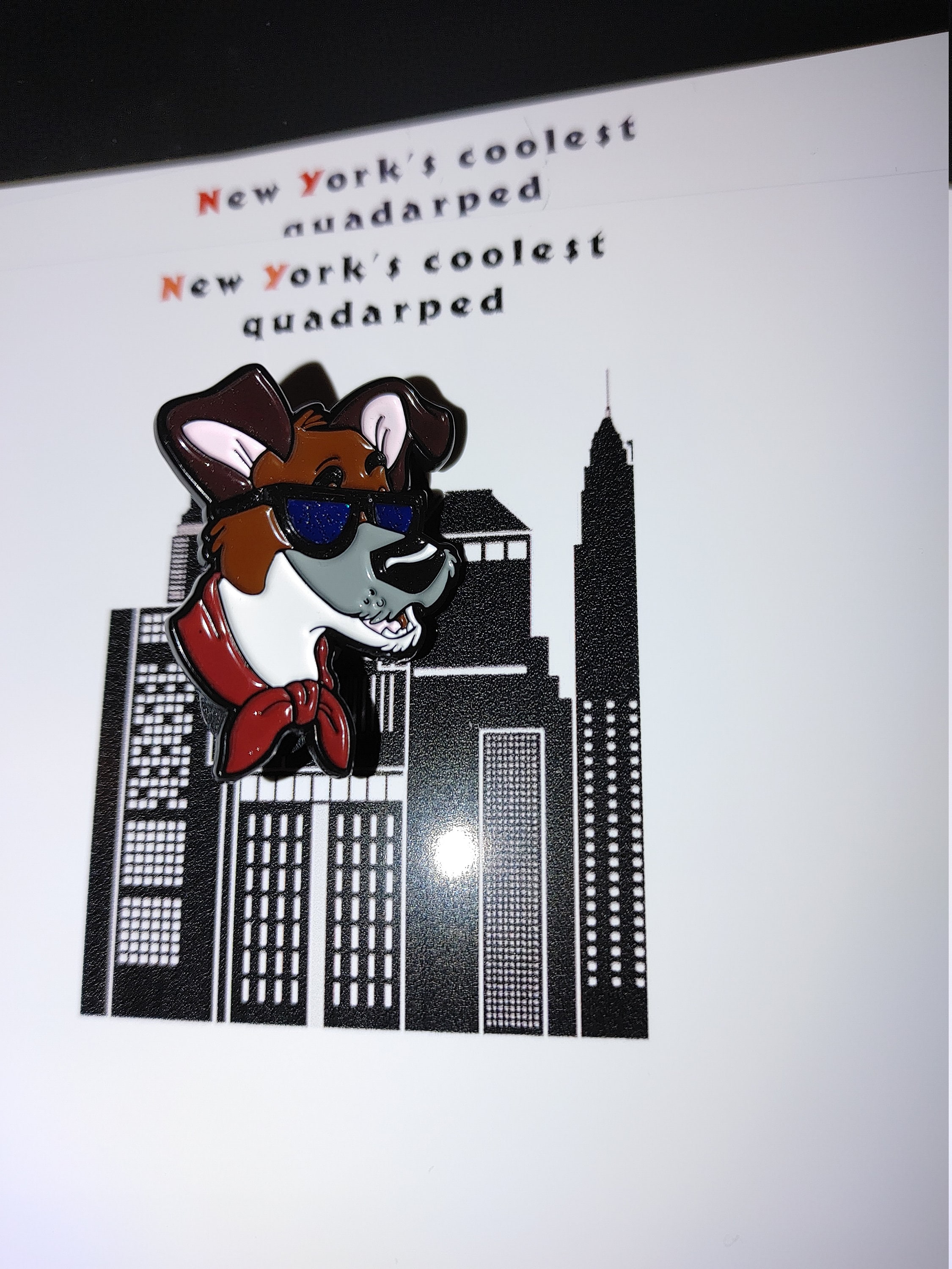 Oliver and Company Dodger Enamel Pin - Etsy