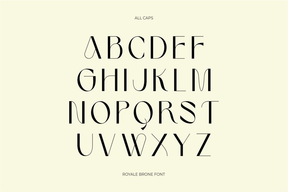 Royale Brone Font Serif Font, Modern Font, Stylish Font, Classy Fonts ...