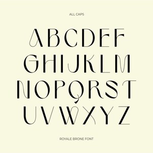 Royale Brone Font - Serif Font, Modern Font, Stylish Font, Classy Fonts ...