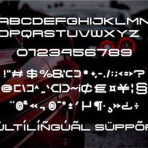 Qrosbi - Futuristic Fonts, Vehicle Fonts, Engine Font, Machine Font ...