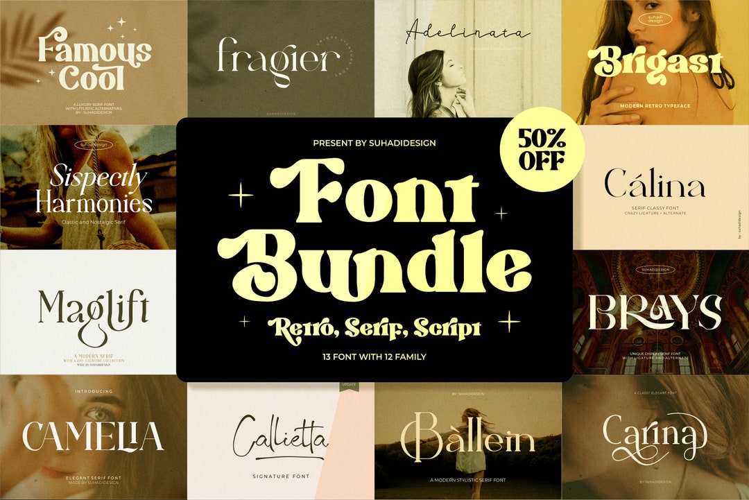 Popular Font Bundle Best Selling - Font Bundle, Cricut Font, Font ...