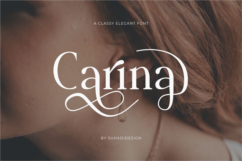 Carina - Elegant Font, Canva Font, Procreate Font, Cricut Font ...