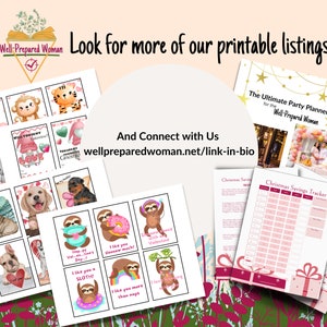 Printable Cuddly Llama Valentine's Day Cards, Llama Classroom Valentine ...
