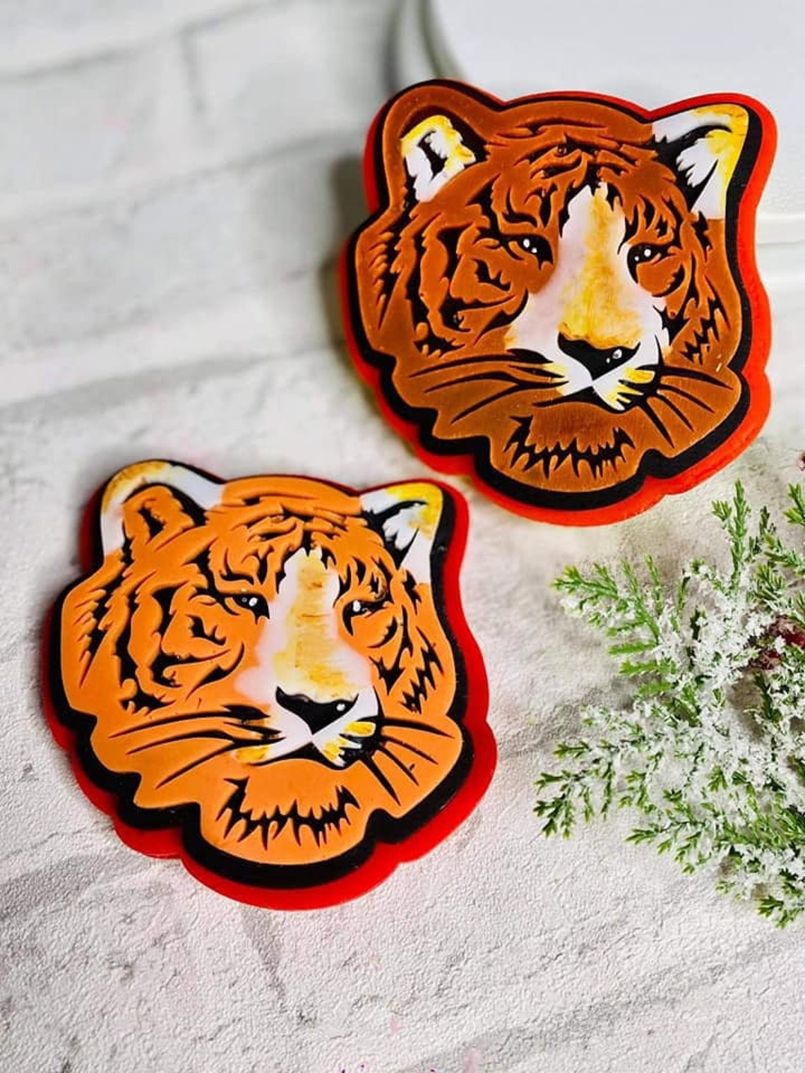 Christmas mold silicon mold Tiger mold 3d mold animal mold | Etsy