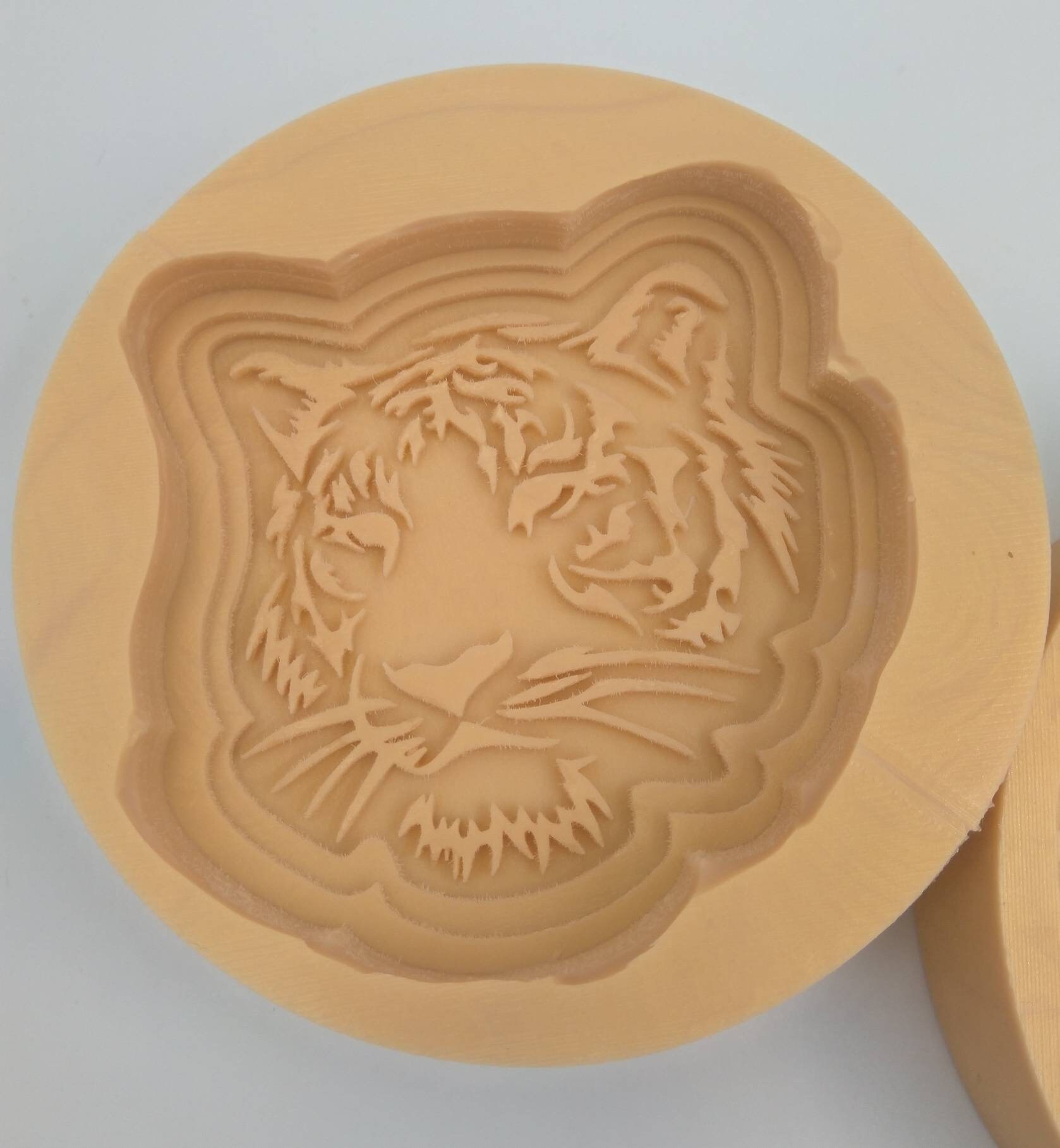 Christmas mold silicon mold Tiger mold 3d mold animal mold | Etsy