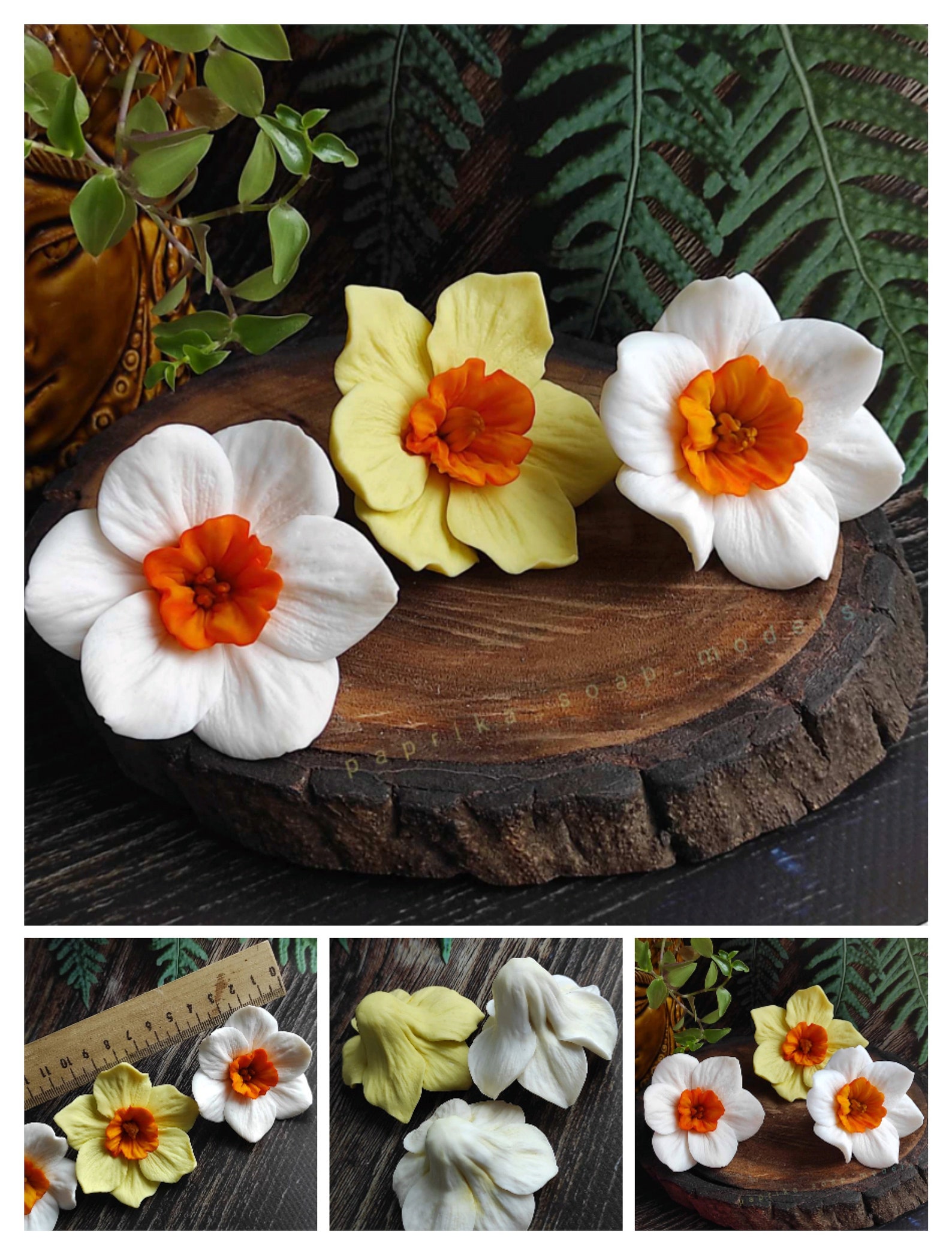 Silicon Mold Narcissus Flower Mold 3D Resin Mold 3D Mold Silicone Mold ...