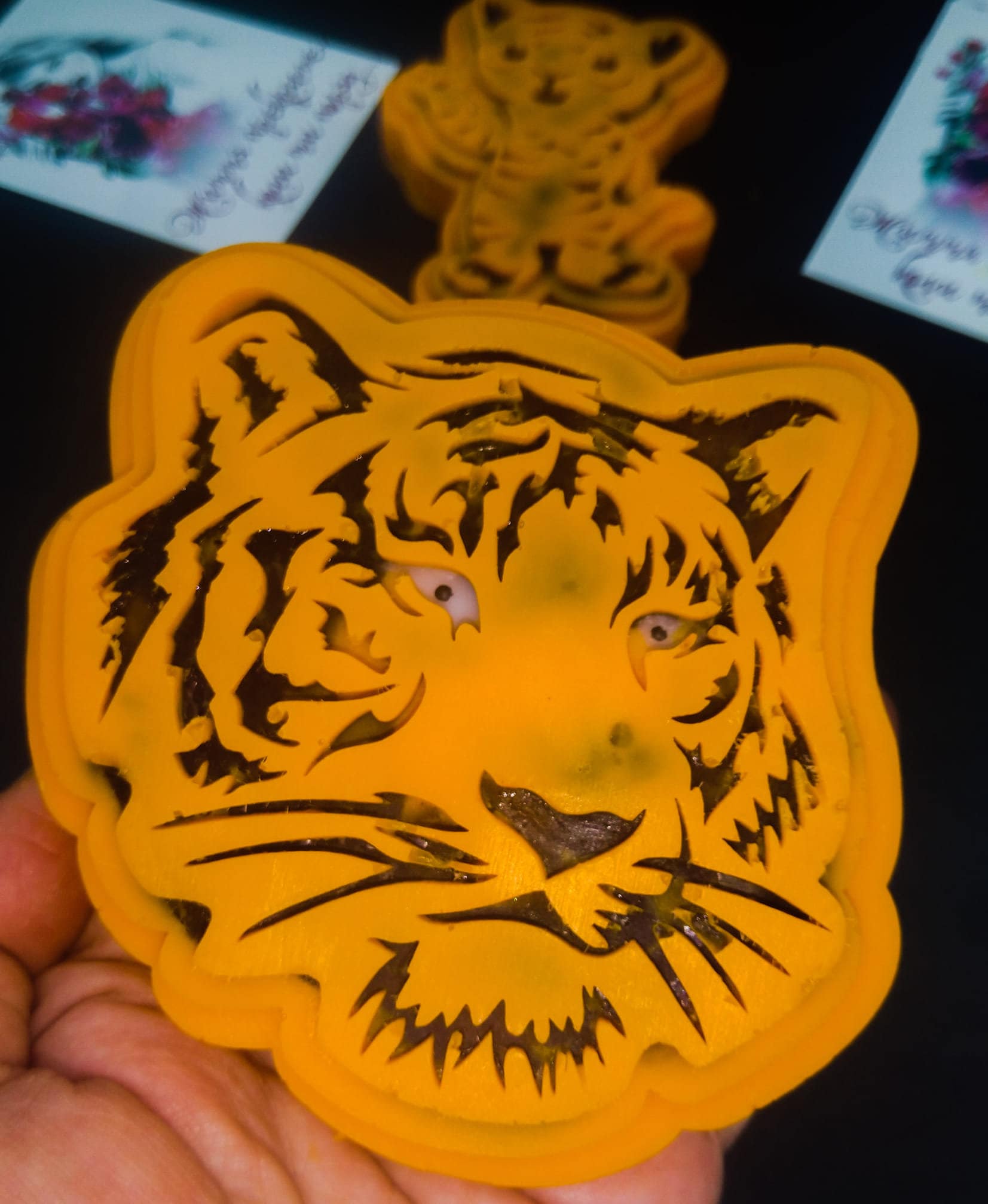 Christmas mold silicon mold Tiger mold 3d mold animal mold | Etsy