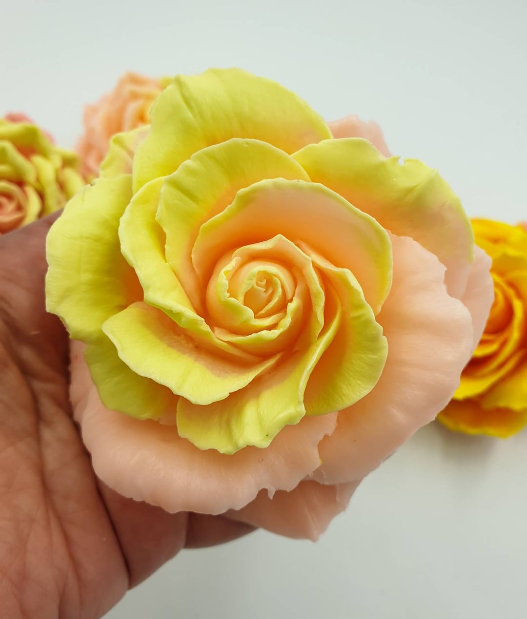 Big Rose Mold, Silicon Mold, Flower Mold, 3D Mold, Flower Silicone Mold ...