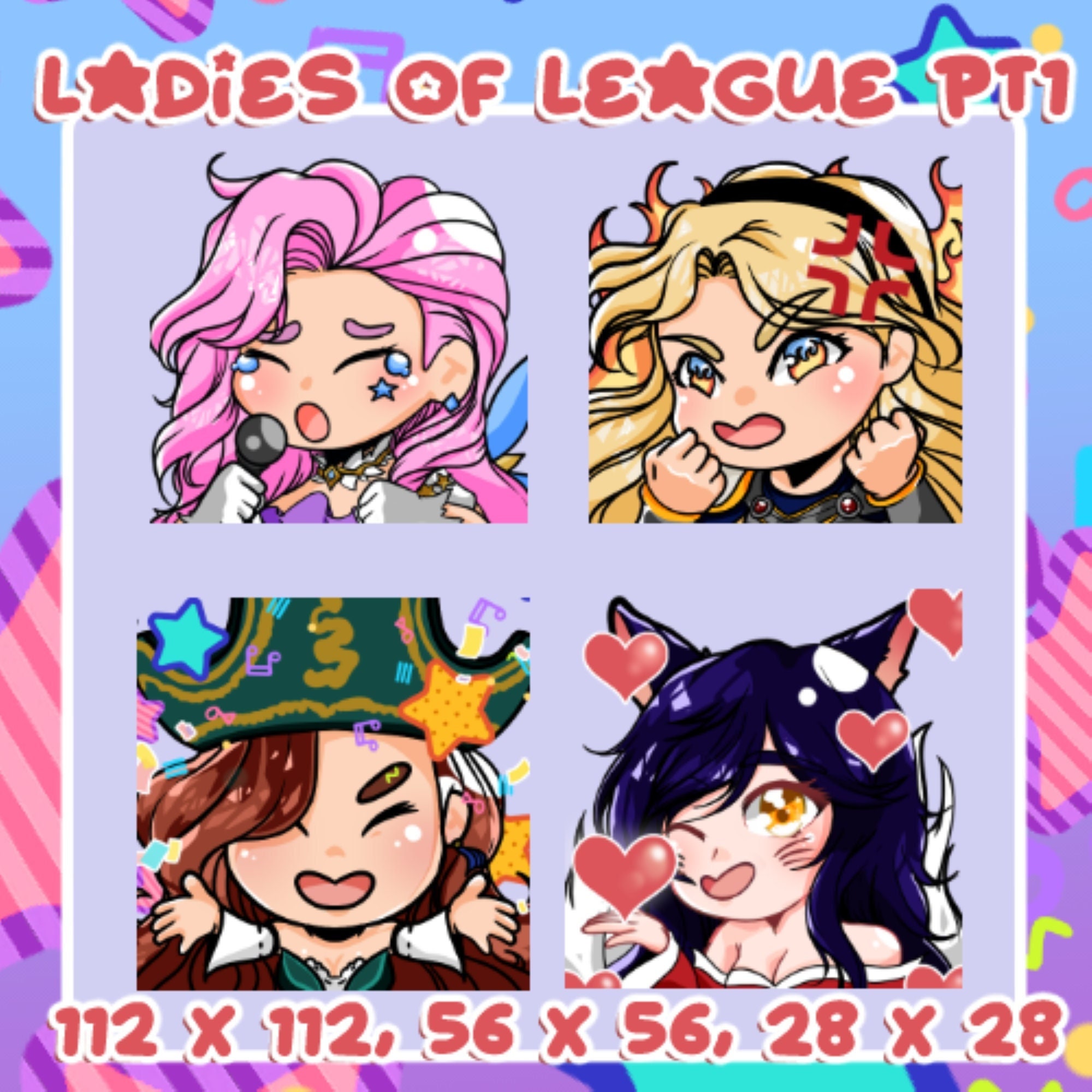League of Legends Emote Set Twitch & Discord - Etsy
