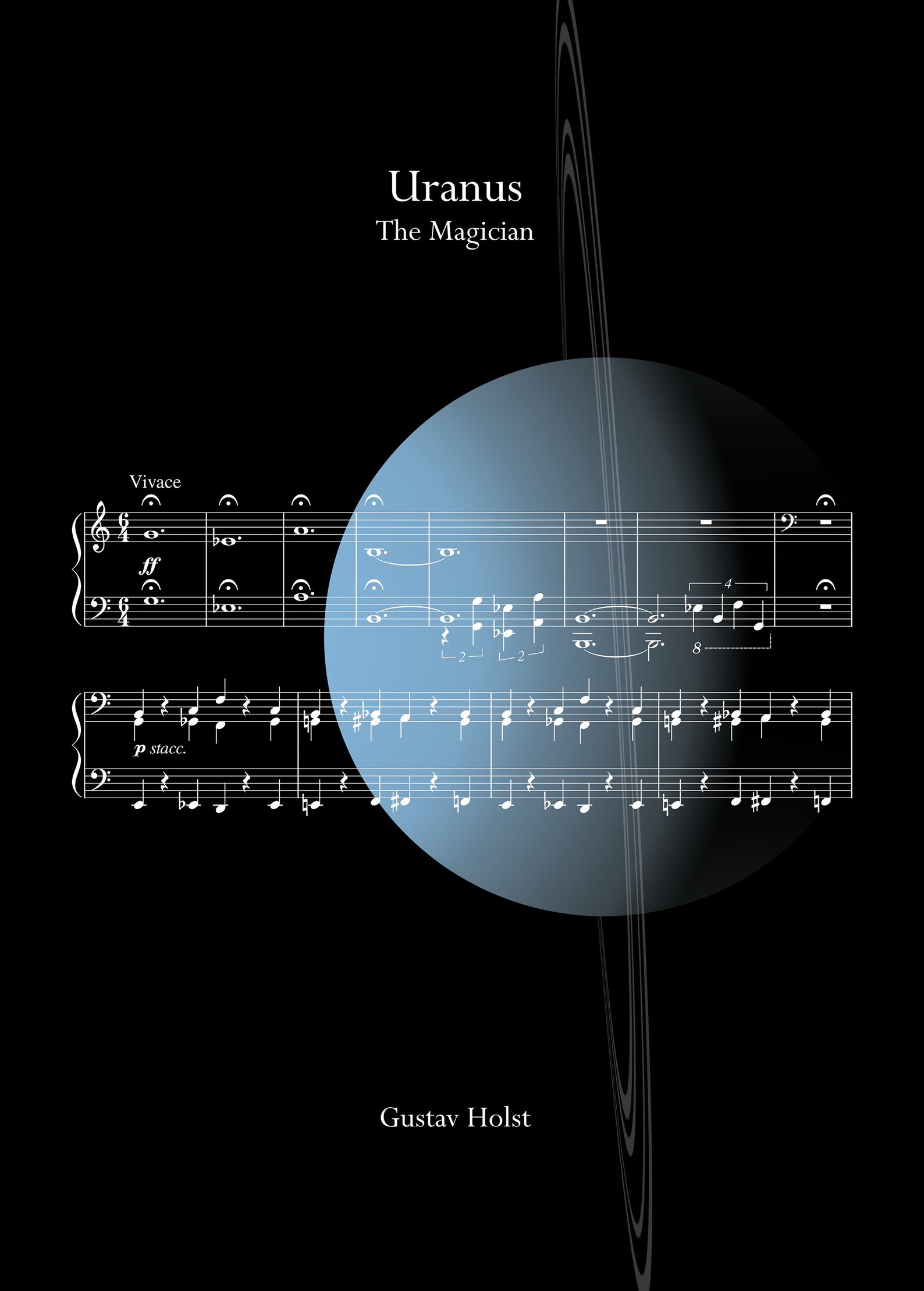 Uranus the Magician Music Poster Gustav Holst 30x42 cm - Etsy Italia