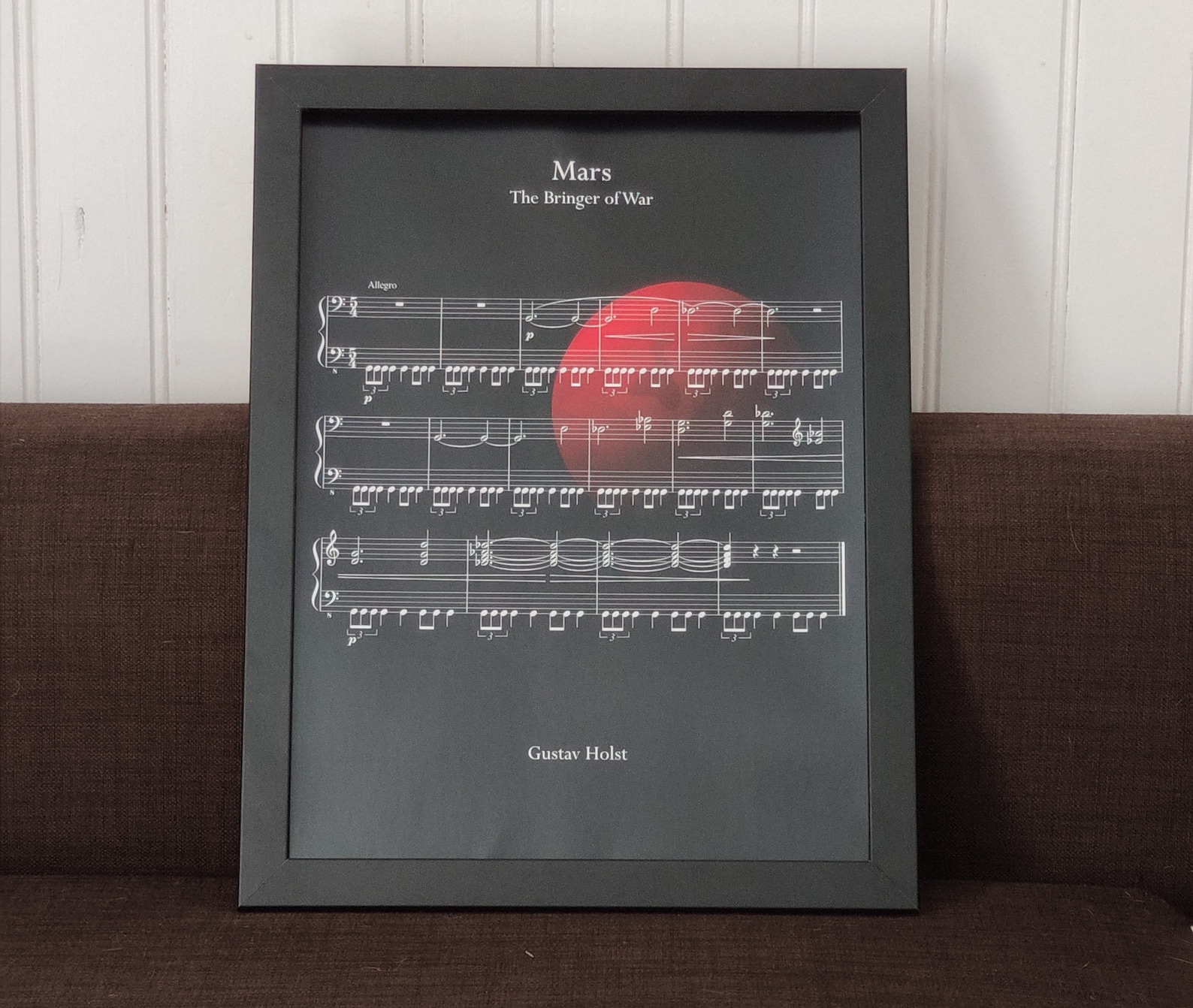 Mars The Bringer of War Music Poster Gustav Holst 30x42 cm - Etsy.de