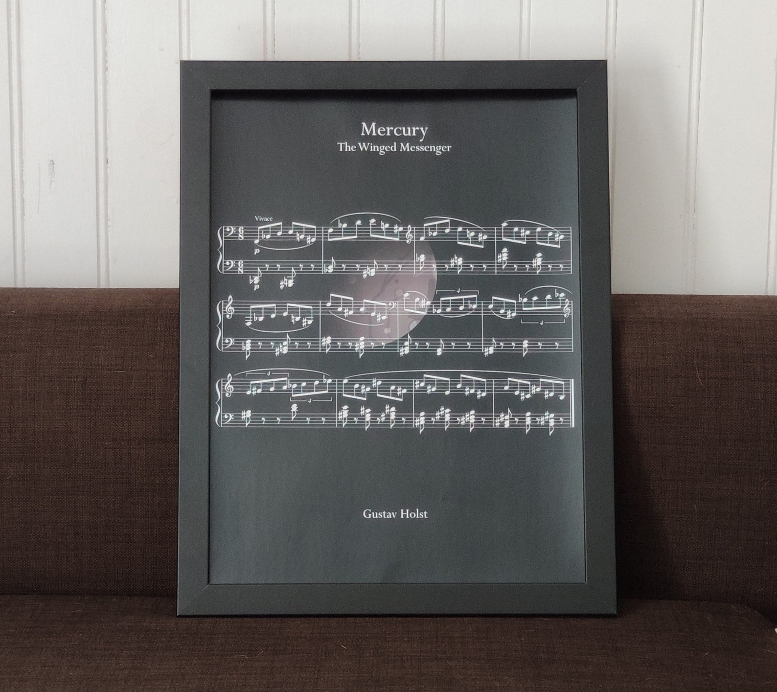 Mercury the Winged Messenger Music Poster Gustav Holst - Etsy