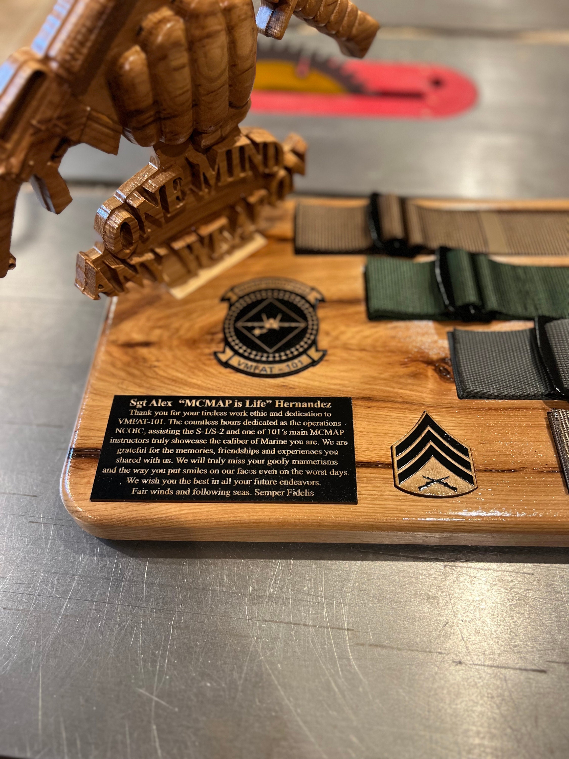 USMC MCMAP Desktop Display - End of Active Service - EAS - Marine Corps ...