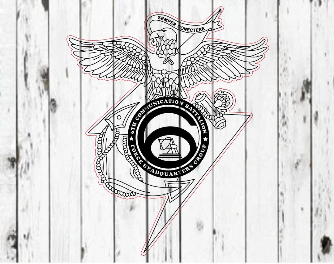 6th Communication Battalion (6th Comm). Instant Download, Ready to ...