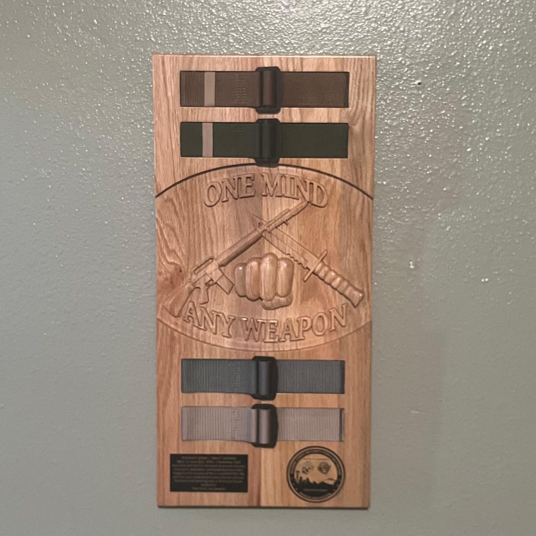 USMC MCMAP Wall Display End of Active Service EAS Marine Corps Martial ...