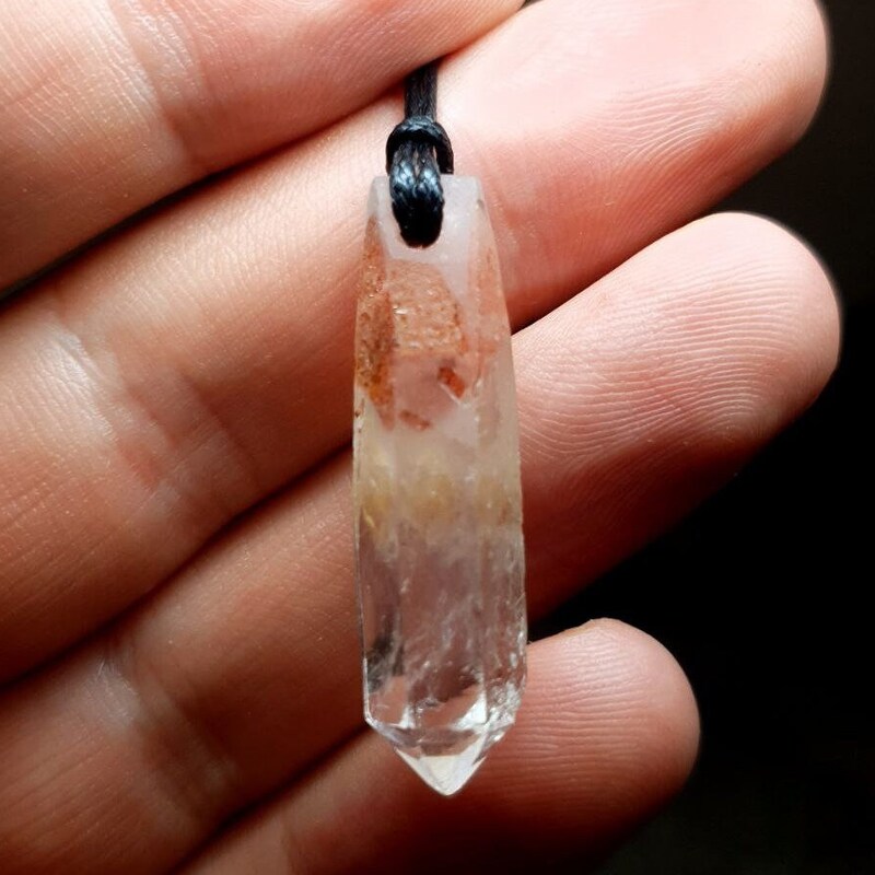 Phantom Quartz Pendant - Etsy